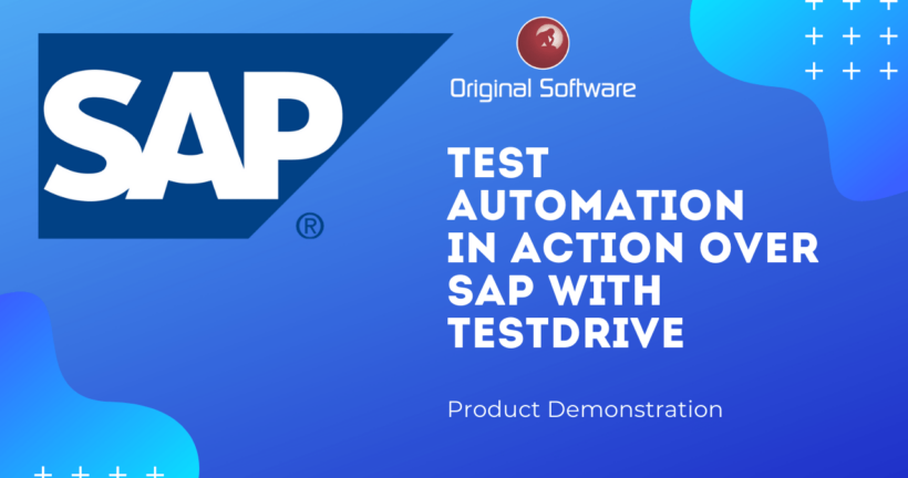 Test Automation With Testdrive Over Sap Ecc And S 4 Hana