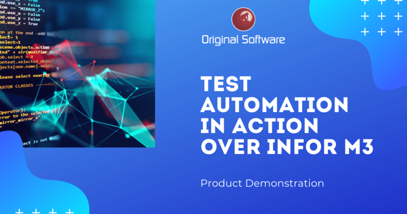 Code free Test Automation with Infor M3
